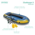 Intex Challenger 2, 2-Person Inflatable Raft with Oars, Air Pump ...