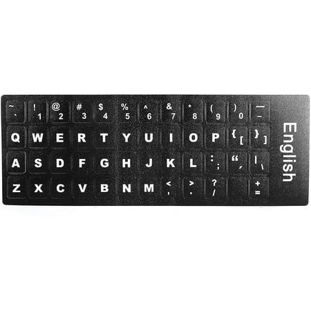 Plannu English Keyboard Stickers, Universal English Keyboard Stickers ...