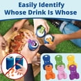 6 PCS Colorful Can Tab Openers & Leak-Proof Drink Covers – One-Hand ...