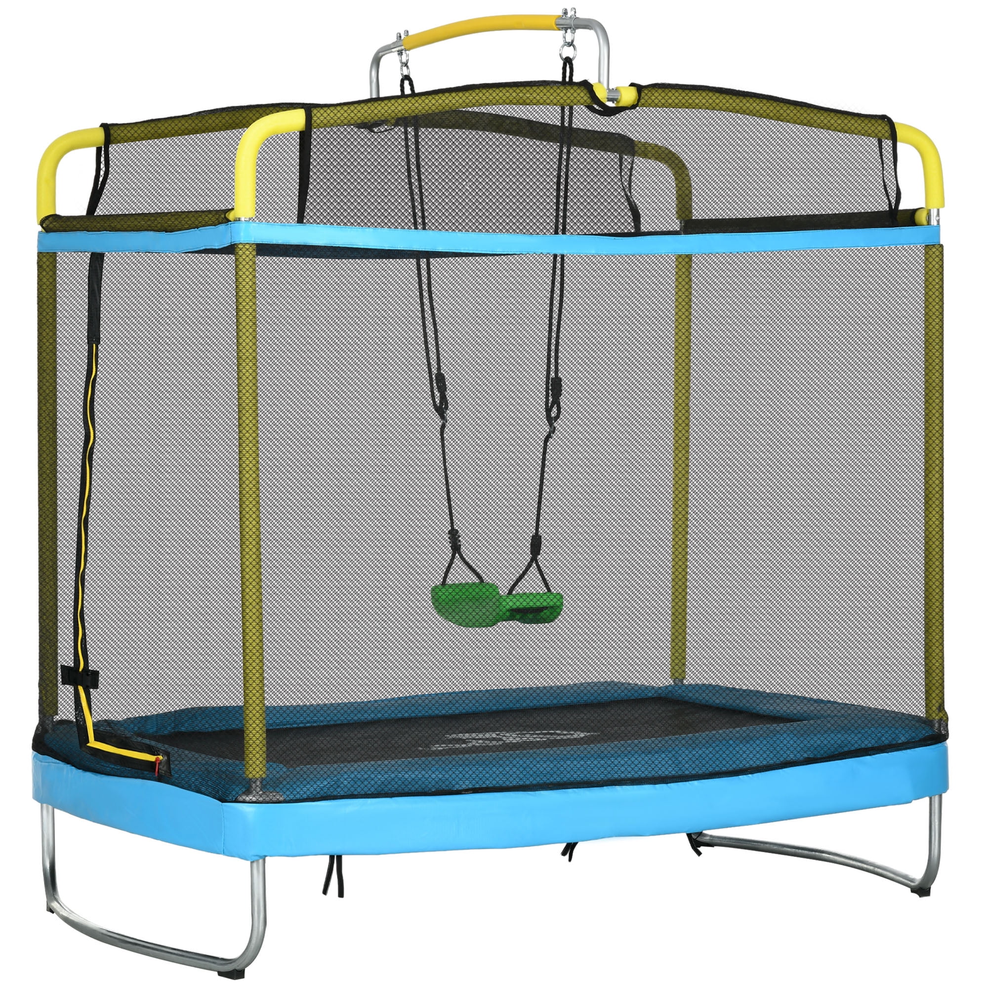 Click here for Qaba 6.9ft Kids Trampoline With Safety Net  Gymnas... prices