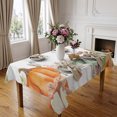Autumn Leaves Thanksgiving Pumpkin Table Cloth 60x84in, Waterproof ...