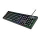 onn. 104-Key LED Gaming Keyboard with Rainbow Back-lighting, 3 Lighting ...