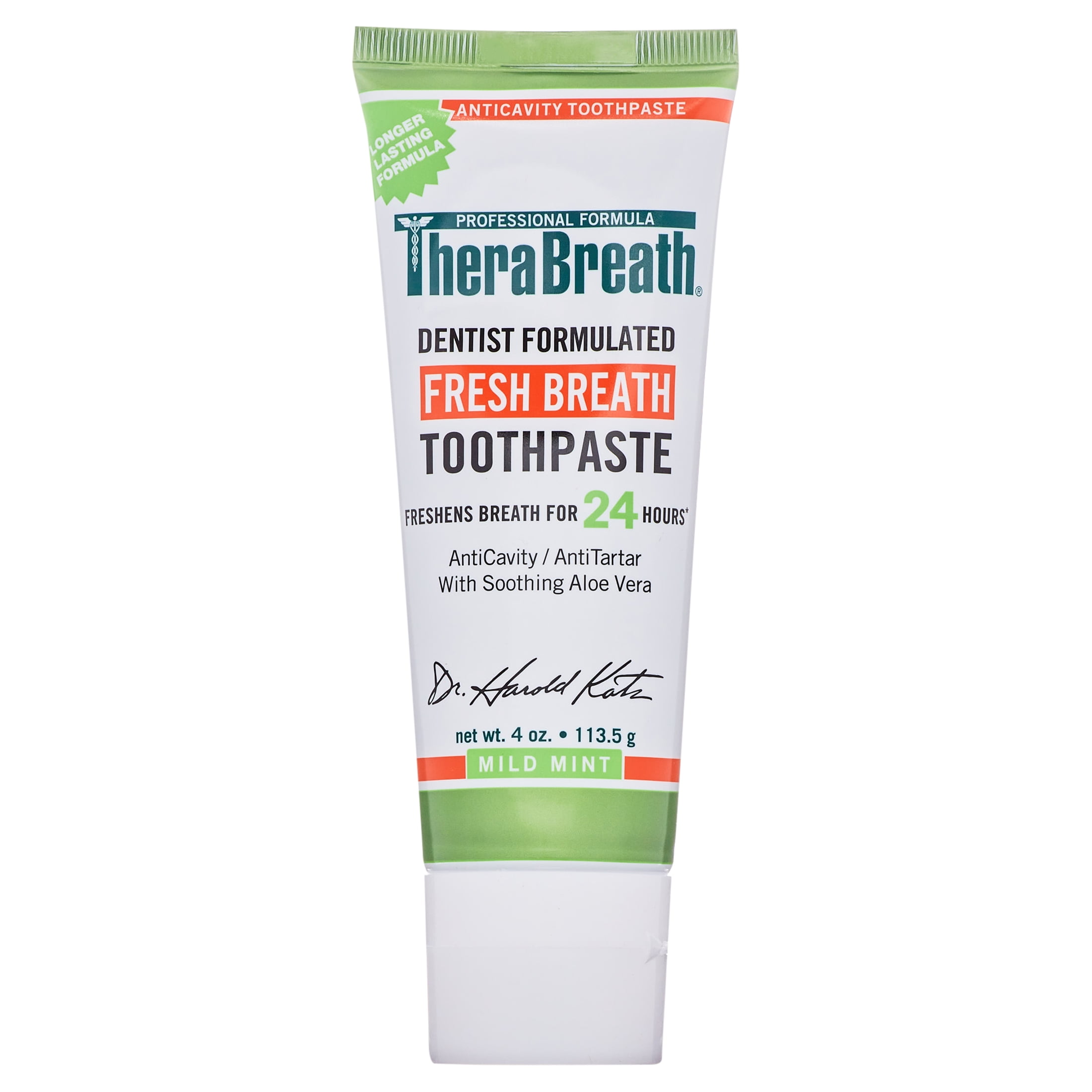 TheraBreath Dentist Recommended Fresh Breath Toothpaste, 4 oz Best ...
