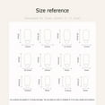 Medium Length Flat Head Ballet Nail Purple Full Well Nail Tips Extra