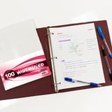 BAZIC Filler Paper Loose Leaf 100 Sheet, Wide Ruled 3 Hole Punched, 2 ...