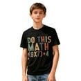 Glisme Boys T Shirt Funny Math Print Graphic Tee For Kids Casual Short ...