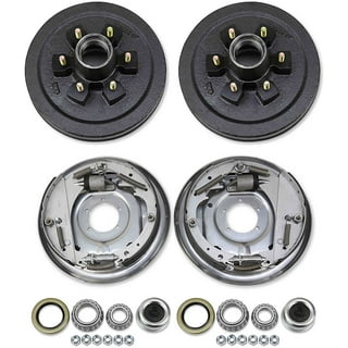 6-5.5" Bolt Circle 3,500 lbs. Trailer Axle Electric Brake Kit - Walmart.com