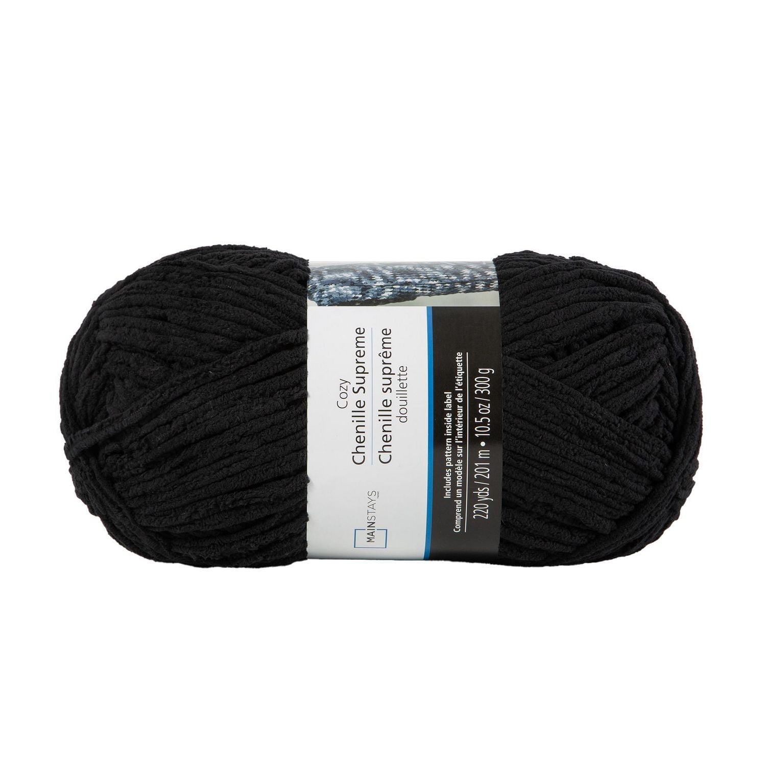 Click here for Mainstays Cozy Black Chenille Yarn prices