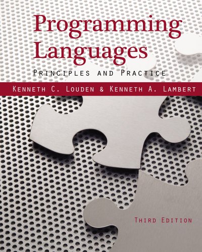 Pre-Owned Programming Languages: Principles and Practices (Advanced Topics), 9781111529413 ...