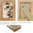 Rectangle with Star Word Wooden Photo Frames with PVC Clear Film ...