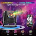 Disco Party Lights - Mini DJ Strobe Light Sound Activated, Portable ...