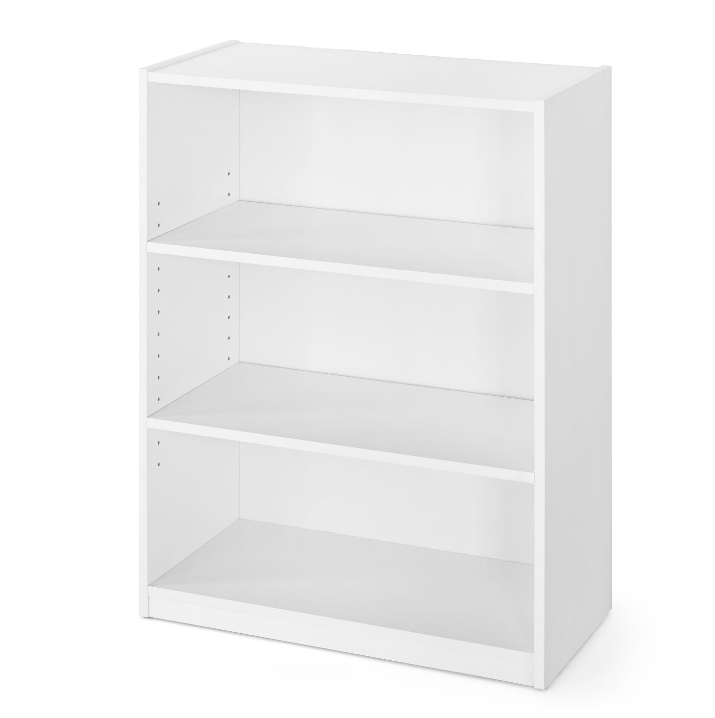 Mainstays 3-Shelf Bookcase with Adjustable Shelves, Multiple Colors ...