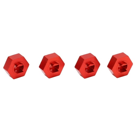RC Wheel Hex Coupler, 12mm Wheel Hex Hub Drive Adapter Aluminum Alloy Anodic Oxidation For ...