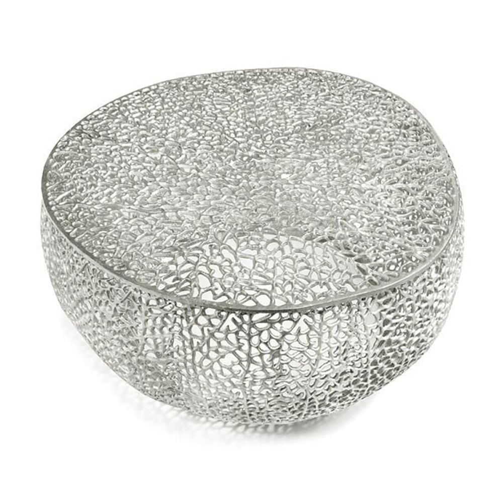 Click here for Homegear Coffee Table Silver Coral Pattern prices
