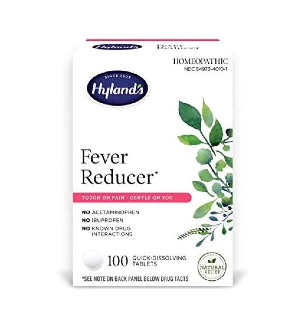 Hyland's Homeopathic Fever Reducer, 100 Quick Dissolving Tablets ...
