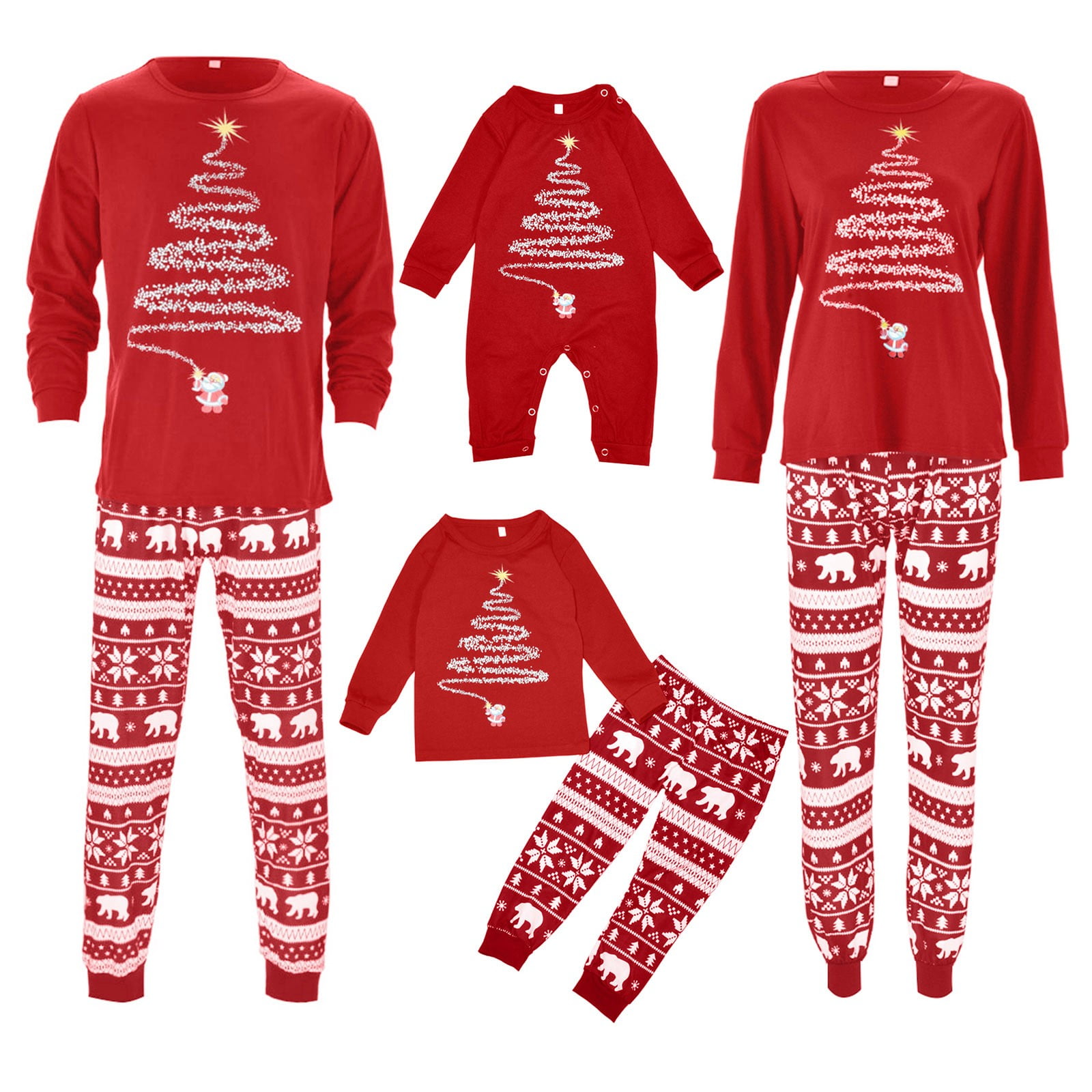 Click here for Zhanying Matching Christmas Pajamas For Family Wit... prices
