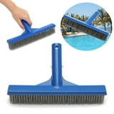 10 Inch Heavy Duty Stainless Steel Wire Pool Algae Brush for Concrete ...