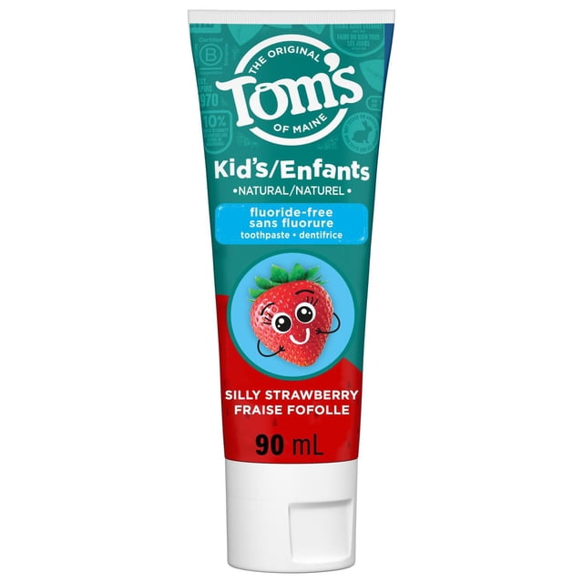 Tom's of Maine Children's Silly Strawberry Natural Fluoride Free ...