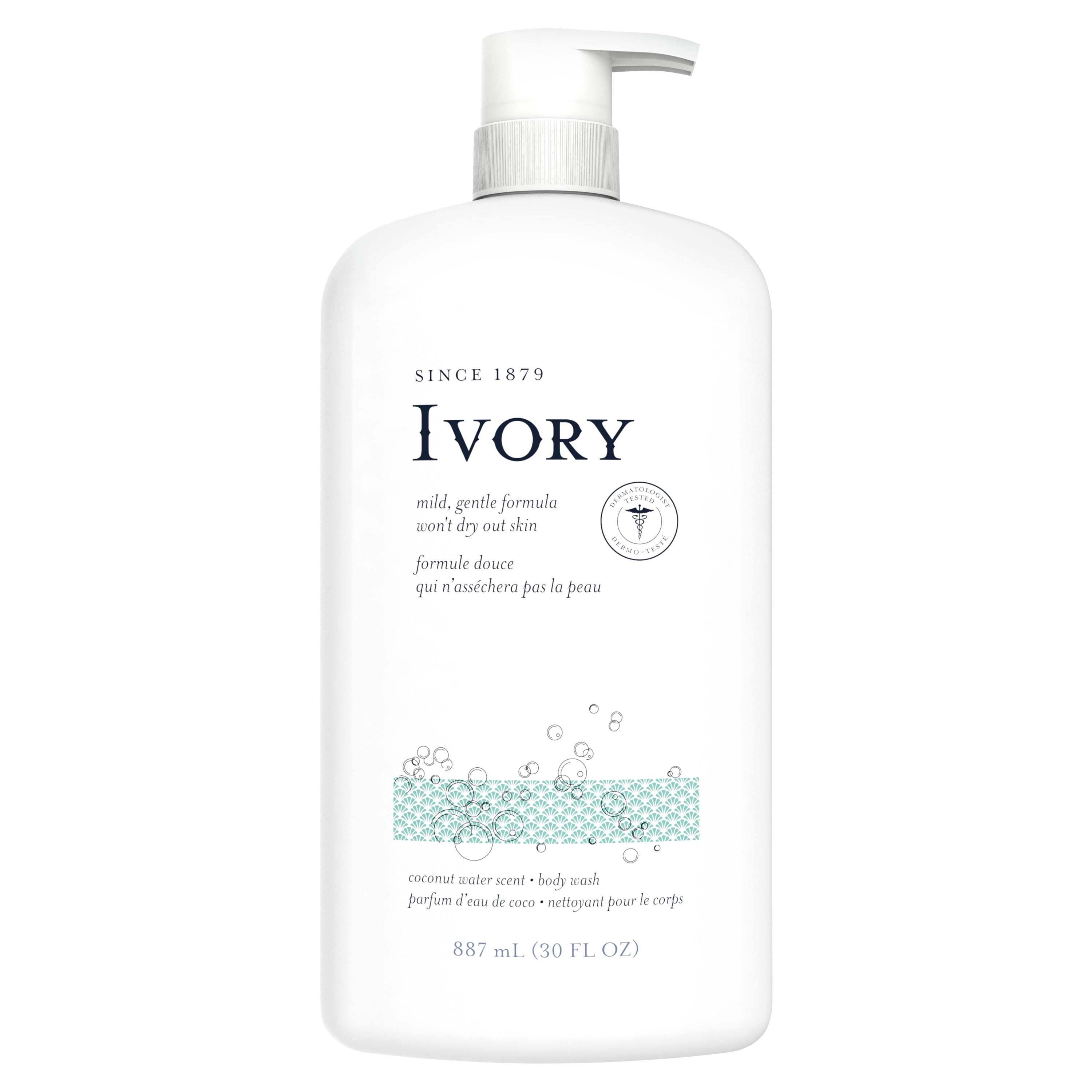 Ivory Body Wash for Women, Coconut Water Scent, 30 oz - Walmart.com ...