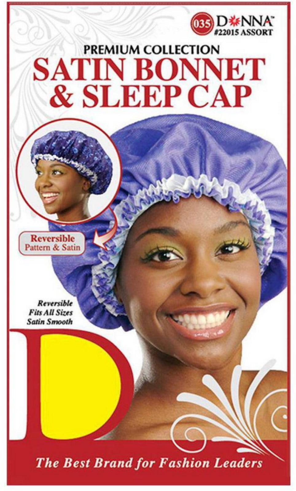 Collection Premium Satin Bonnet & Sleep Cap 1 Each - (Pack of 6 ...