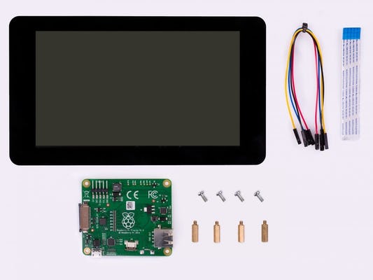 Raspberry Pi 7 Inch touch display screen 24AJ1828 for Raspberry Pi ...