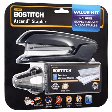 Bostitch Spring-Powered 15 Handheld Compact Stapler, Reduced Effort ...