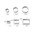 tooloflife 24 Piece Stainless Steel Biscuit Mold Cookie Cutter Set ...