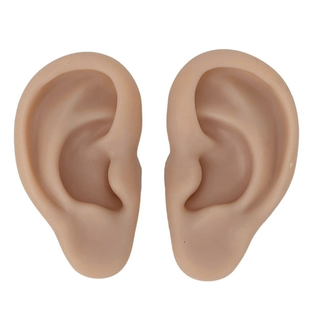 Modelo de oreja, 1 par de oreja de silicona Modelo de oreja de silicona ...