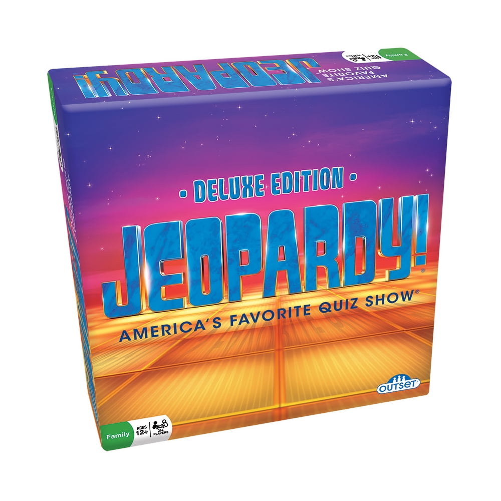 Cobble Hill Jeopardy Deluxe Edition Board Game, by Outset Media ...