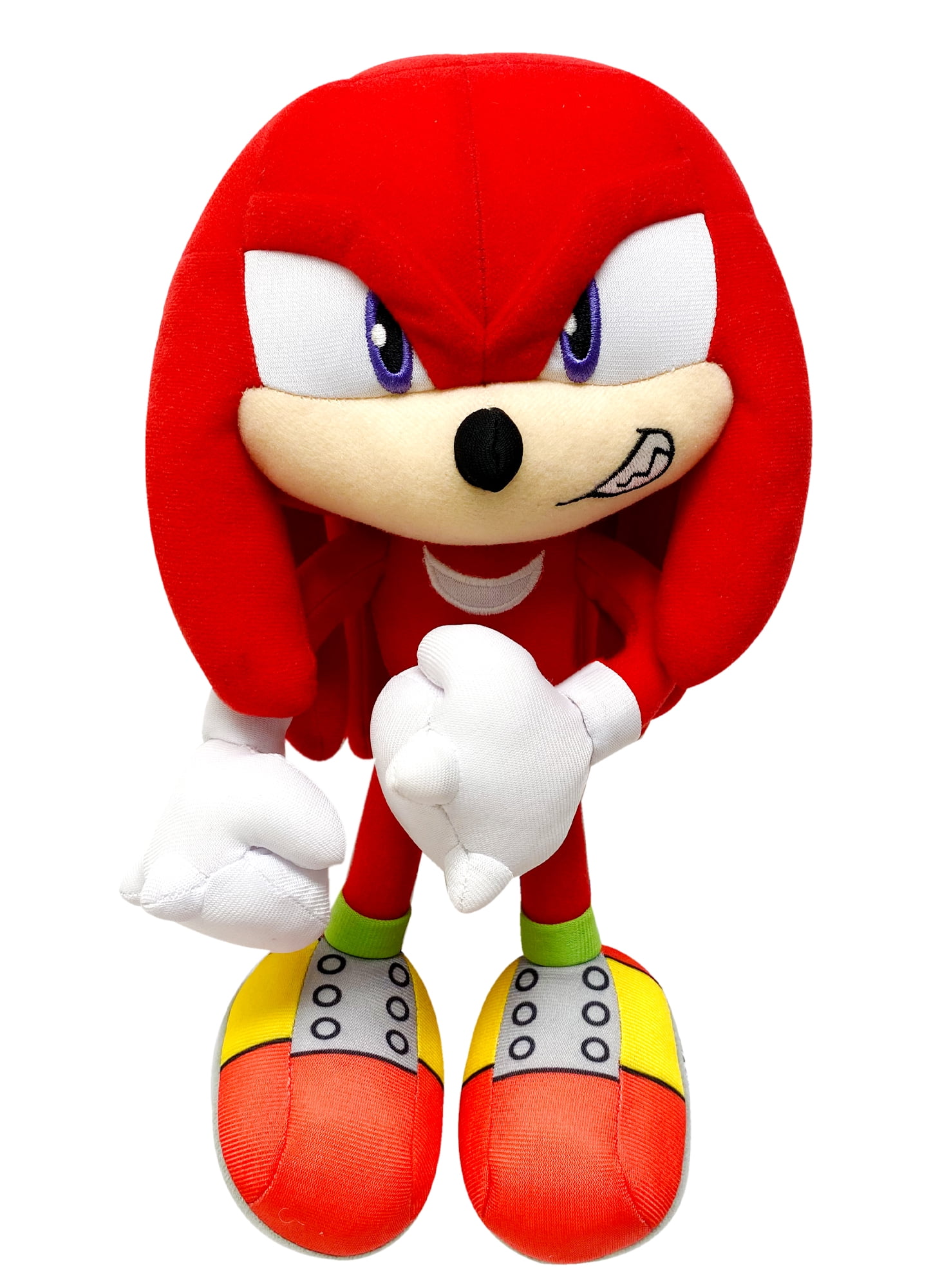 Sonic The Hedgehog - Knuckles Grin Plush 10"H - Walmart.com