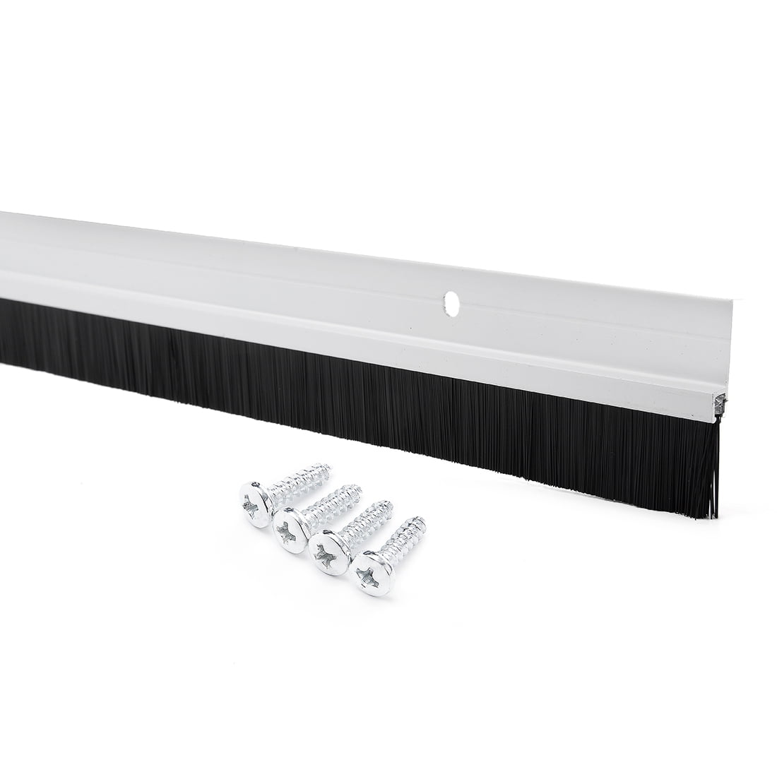 Door Bottom Sweep Aluminum Alloy w 0.8-inch Brush 40-inch x 1.7-inch ...