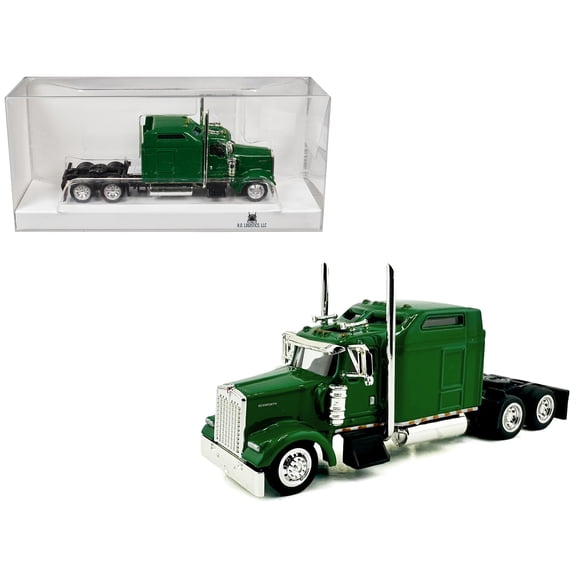 Peterbilt 389 Truck Tractor with Sleeper Cab White 1/87 (HO) Scale ...