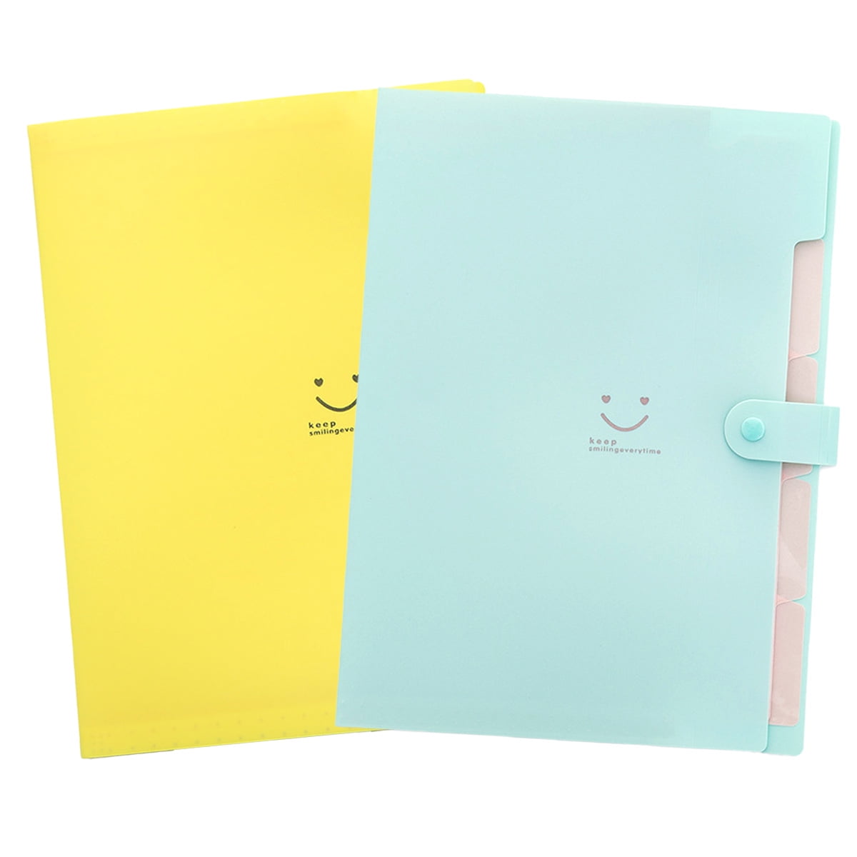 2 Pack Expanding Filer Folders, 5 Pocket Accordion Folder, Accordion ...