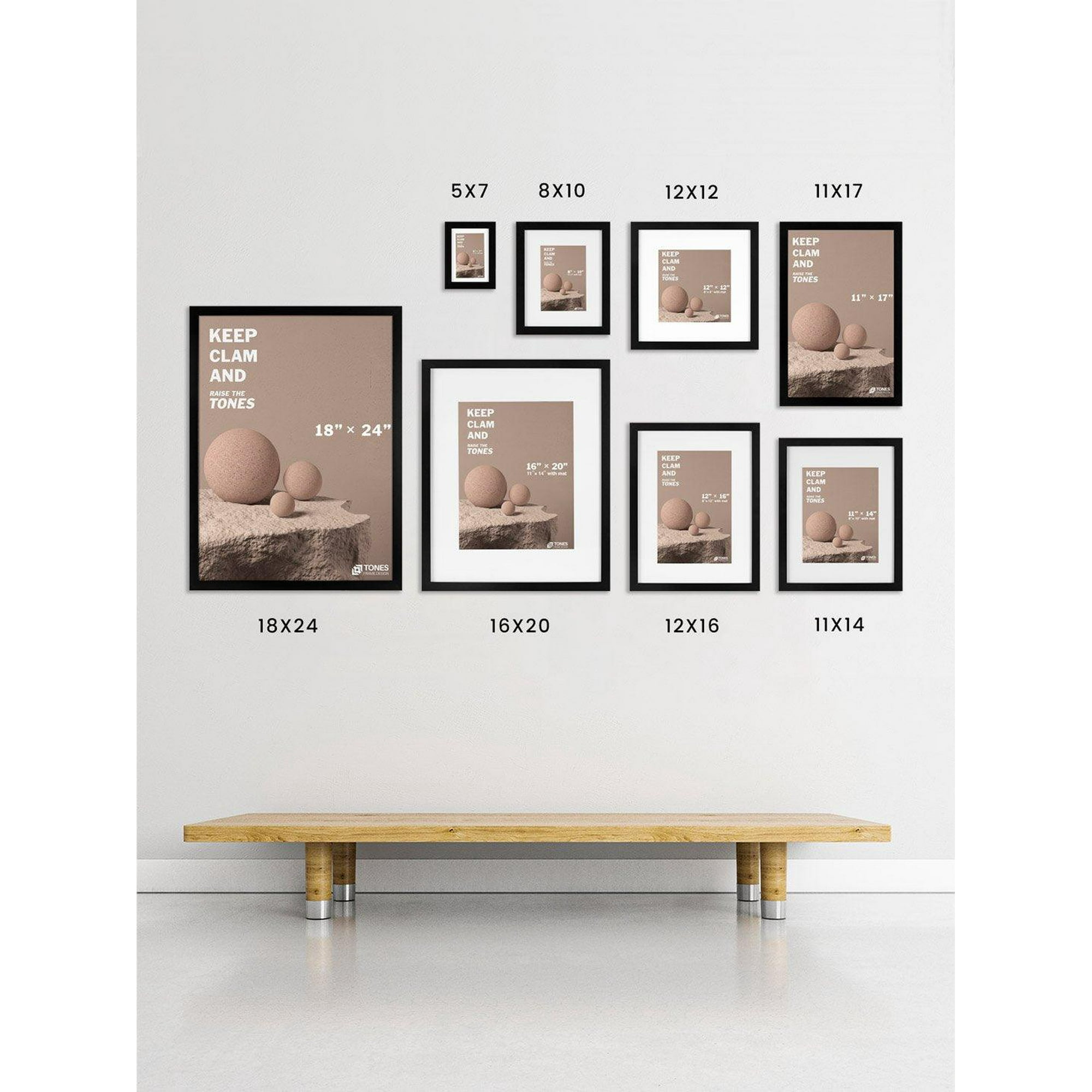 Click here for Tones Frame Design Traditional Picture Frame Black... prices