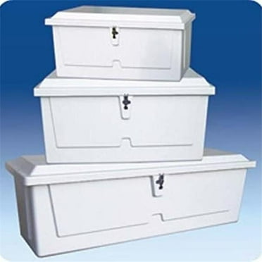 Lifetime 130 Gallon Marine Dock Box - Boat Storage, Weather Resistant ...