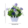 Artificial Flowers Small Potted Plants, Rvkxad Simulated Green Plants ...
