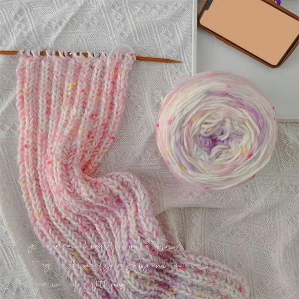 Zhuge Hilo de lana acrílica de felpa suave para tejer a crochet ...