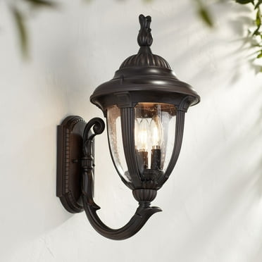 John Timberland Mira 21" High Farmhouse Rustic Lantern Outdoor Wall ...