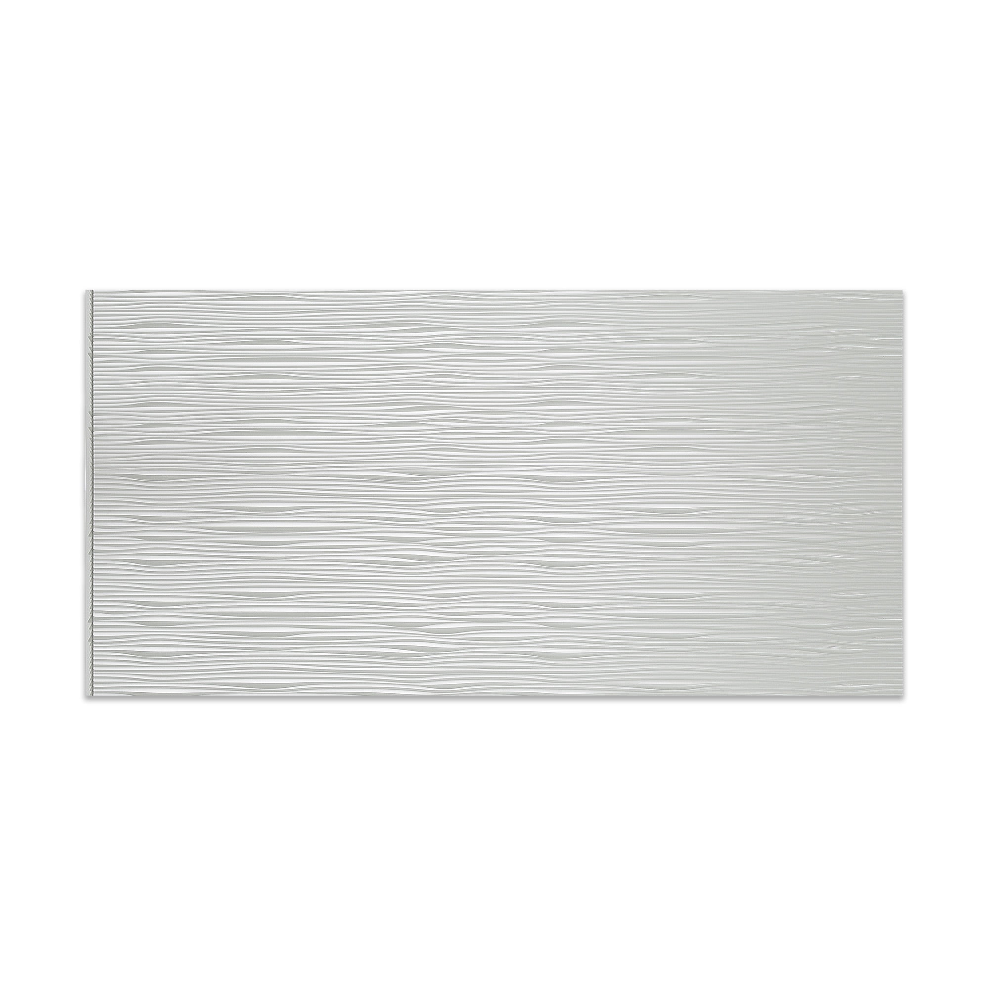 Click here for Fasade - Waves Horizontal Gloss White Decorative W... prices