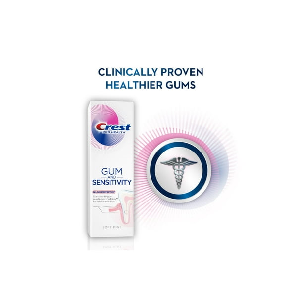 Crest Gum and Sensitivity, Sensitive Toothpaste All Day Protection, 20 ...