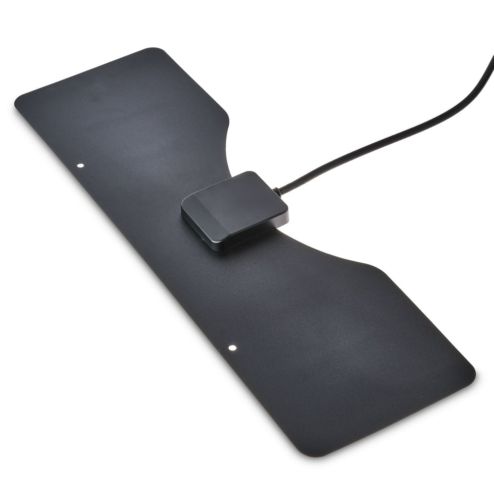 onn. Indoor Ultra-thin High Definition Antenna with 25 mile reception ...