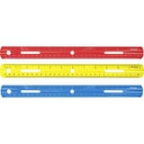 Westcott 12" Plastic Ruler - 12" Length - 1/16 Graduations - Imperial ...