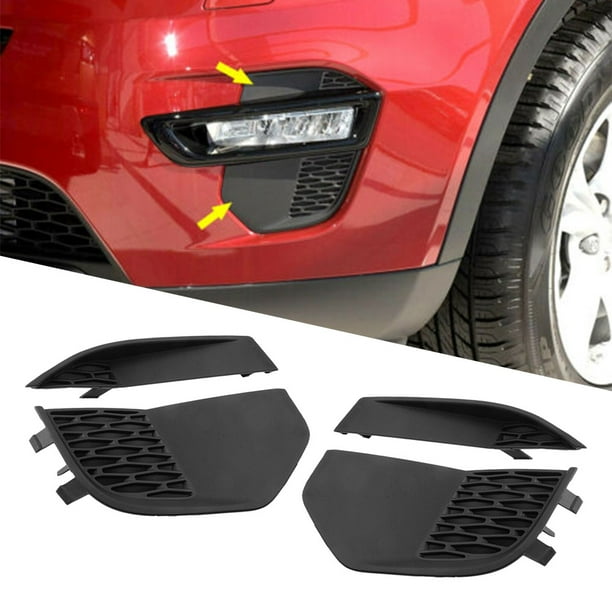 ZS 4Pcs/Set Auto Front Bumper Fog Lamp Bezel Trim Cover Left+Right Side ...