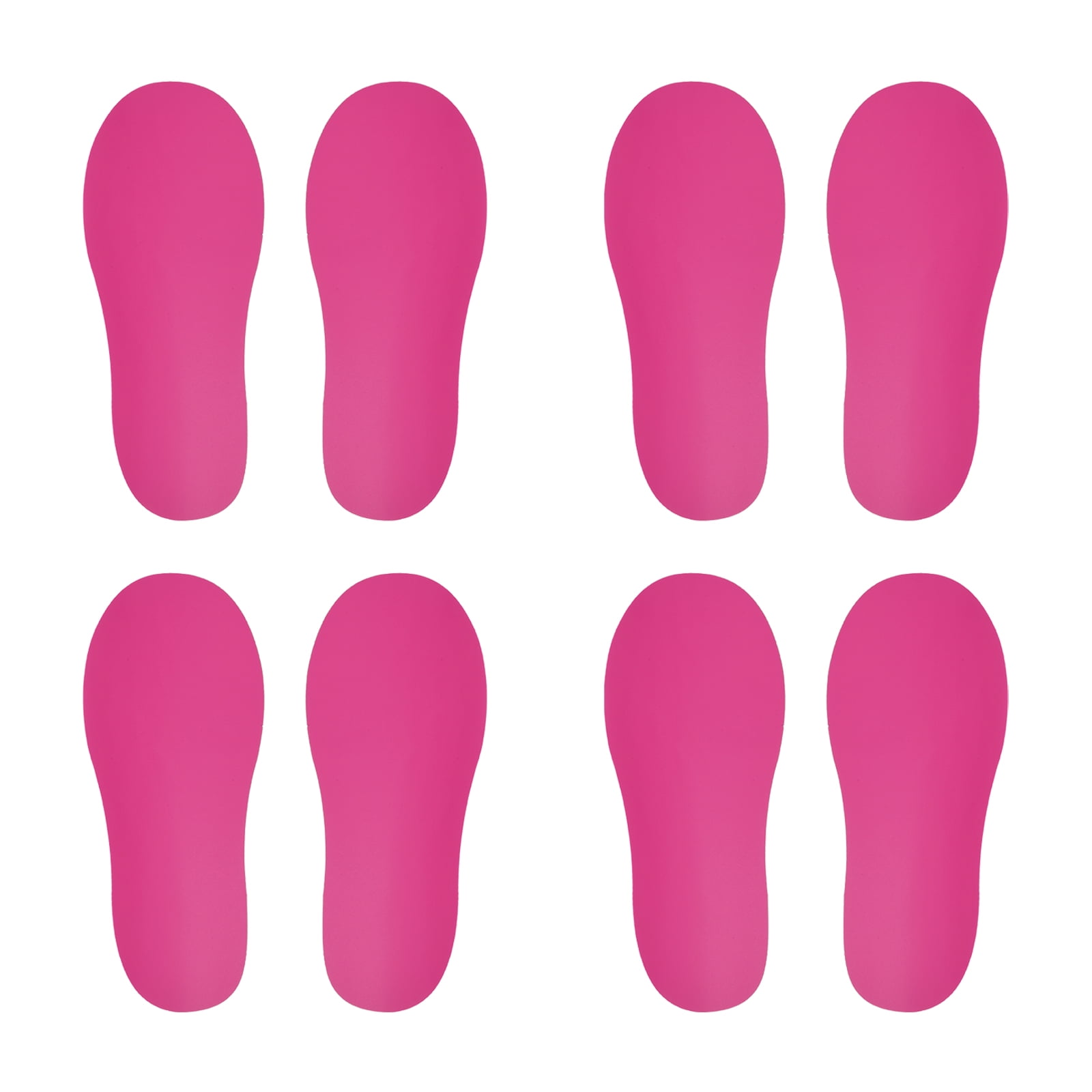 Uxcell 5.9x2.3" Footprints Floor Stickers Footprint Wall Stair Decal ...