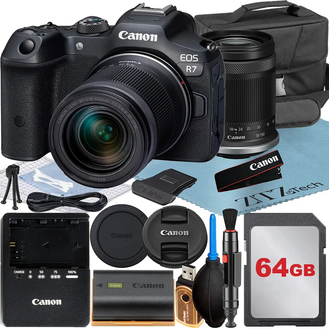 Click here for Canon Eos R7 Mirrorless Camera With Rf-S 18-150mm... prices