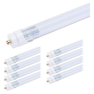 T8 8FT LED Tube Light, 8 Foot T8 LED Tube Light Single Pin FA8 Base, Ballast Bypass 50W 6750LM ...