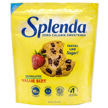 Splenda No Calorie Sweetener, Granulated Sugar Substitute, Resealable ...