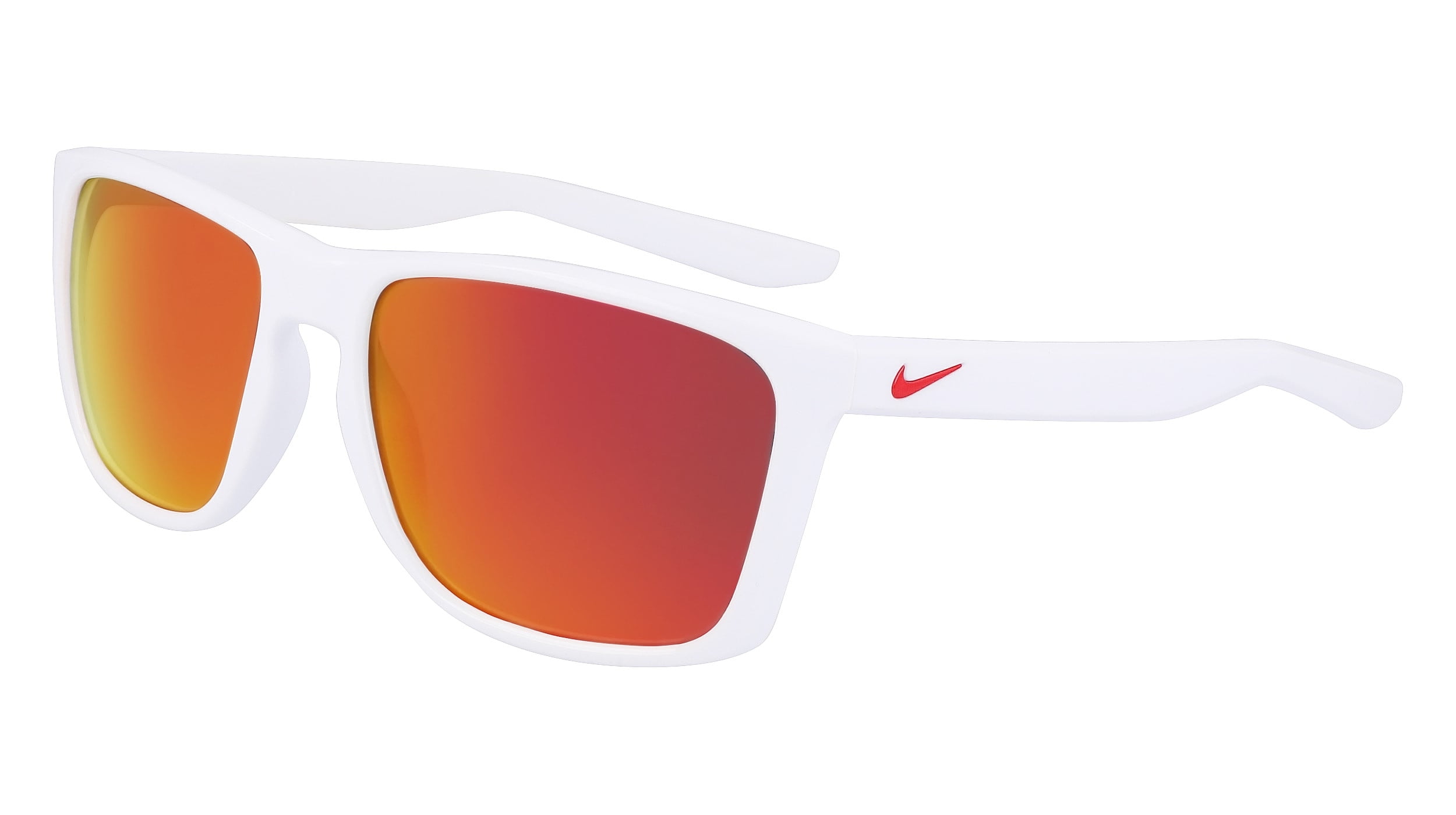 Sunglasses NIKE FORTUNE M FD 1805 100 White/Red Mirror - Walmart.com