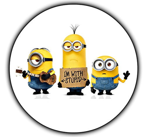 Minions Round Despicable Me Edible Image Photo Cake Topper Sheet ...