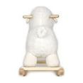 Baby GUND Lamb Rocker with Wooden Base Plush Stuffed Animal Nursery ...